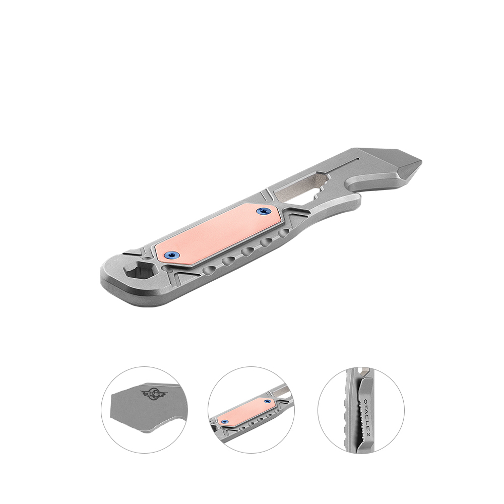 Olight Otacle 2 Strumento in Titanio Versatile Grigio con Inserto in ...